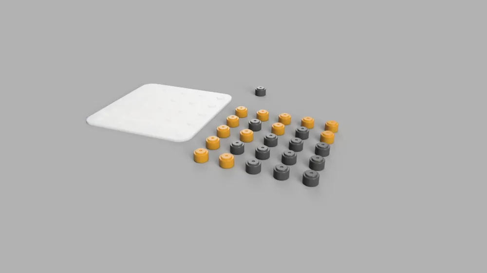 Three-dimensional checkers by Ihey - MakerWorld