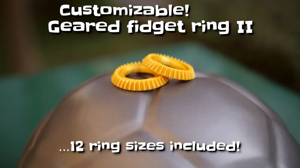 Print-in-place fidget ring - Free 3D Print Model - MakerWorld