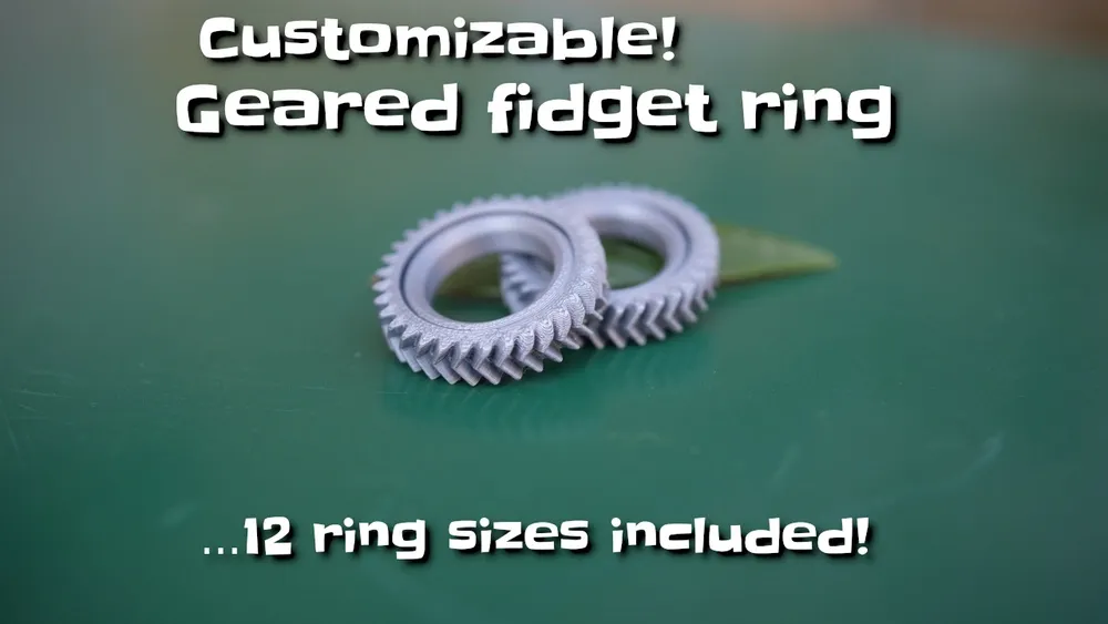 Print-in-place fidget ring - Free 3D Print Model - MakerWorld