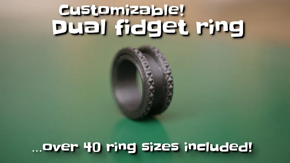 Print-in-place fidget ring - Free 3D Print Model - MakerWorld