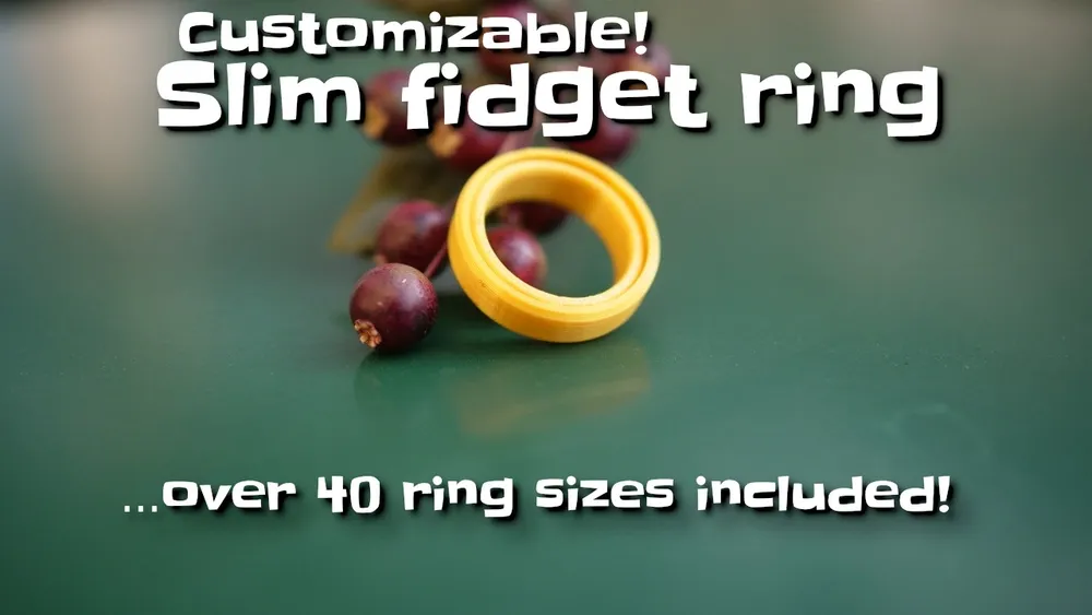 Print-in-place fidget ring - Free 3D Print Model - MakerWorld
