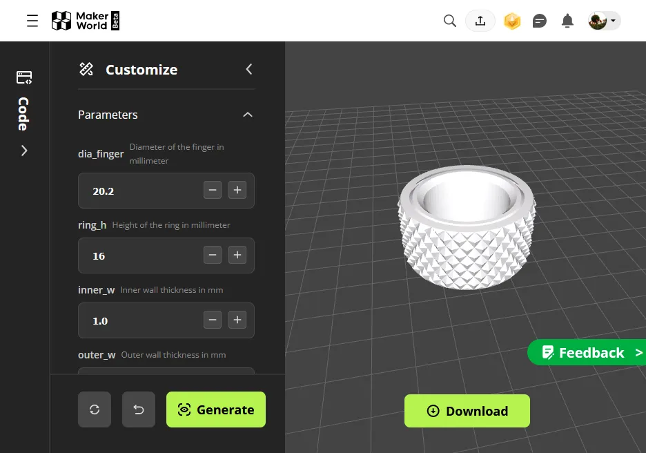 Print-in-place fidget ring - Free 3D Print Model - MakerWorld