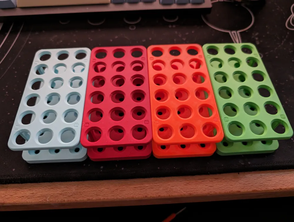 Eppendorf Tube Holder 6x3 by uranium235 - MakerWorld