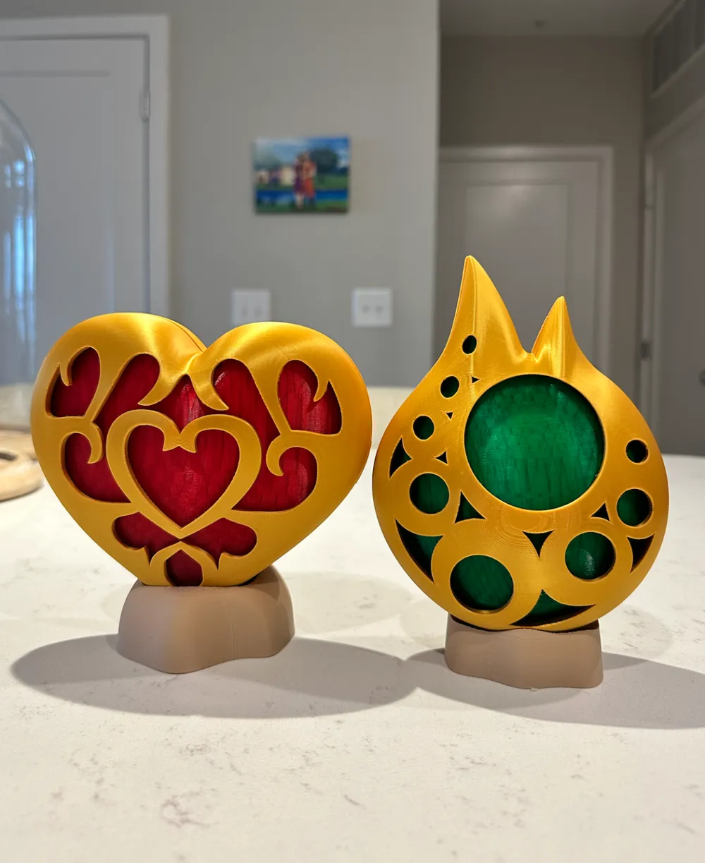 Zelda Heart and Stamina by Allthebuz3D - MakerWorld