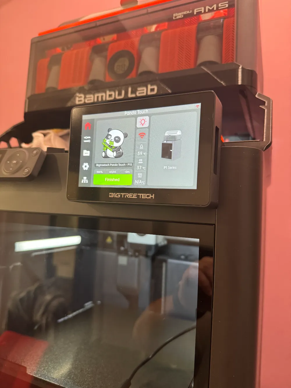 Bigtreetech Panda Touch - P1S USB hole support by 19Maury85 - MakerWorld