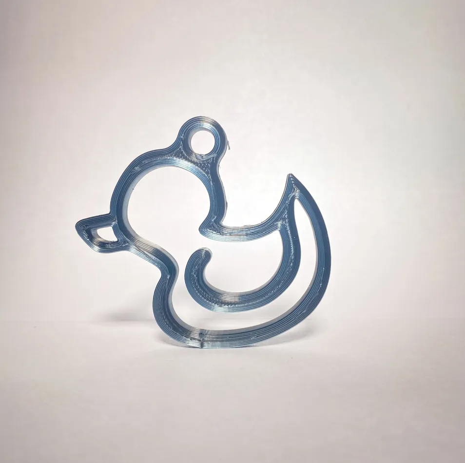2D Duck KeyChain by Oven_Timer5789 - MakerWorld