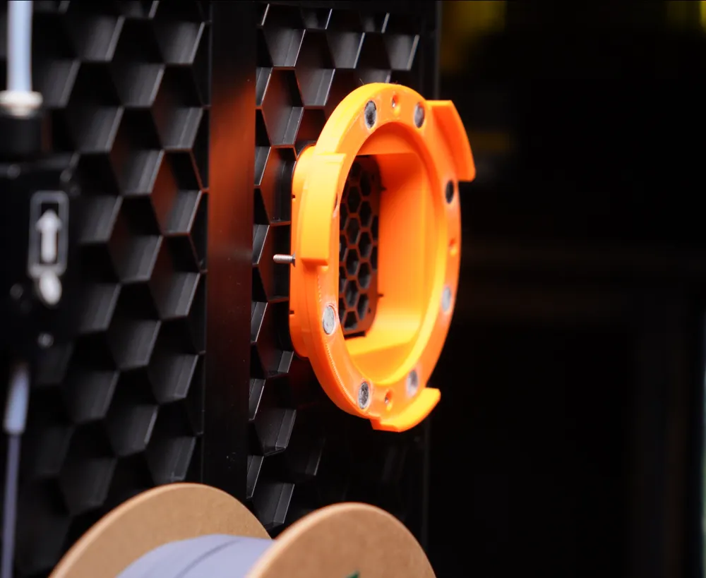 Creality K1C Fume Exhaust Adapter by Once in a Six Side - MakerWorld