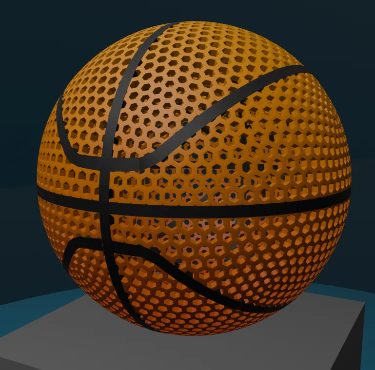 Airless Basketball by LulleBulle2009 - MakerWorld