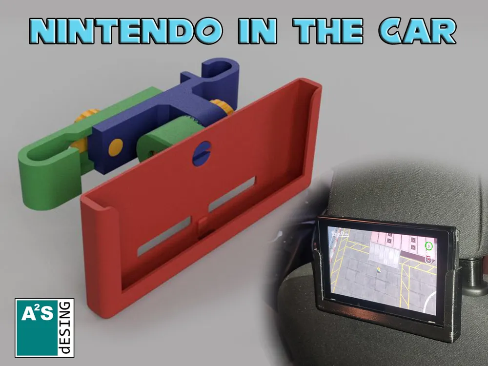 Nintendo in the car by A2S dESING - MakerWorld