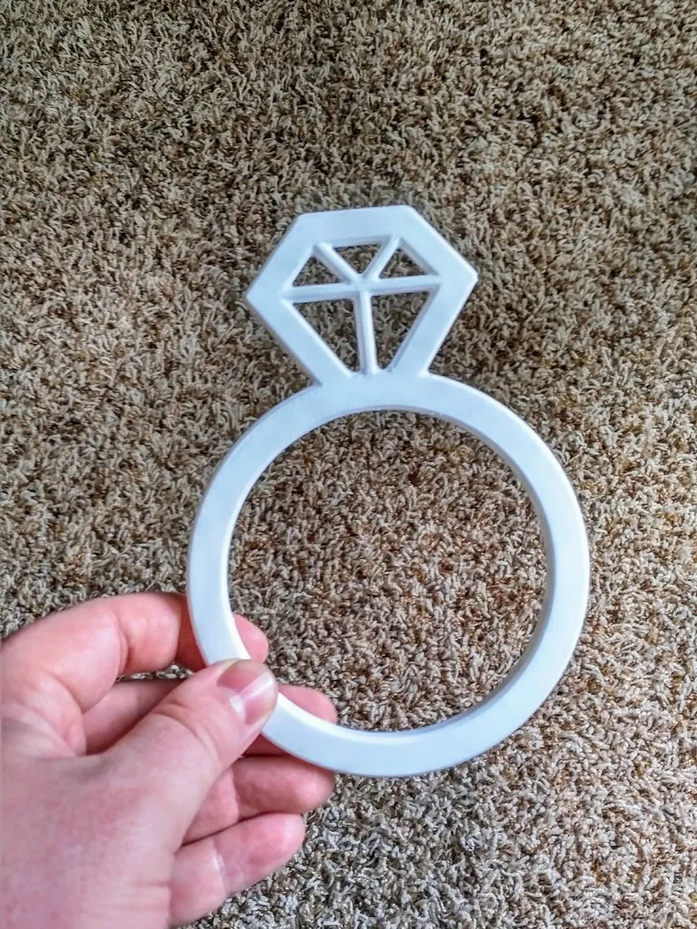 Jumbo Wedding Ring Prop by Redbeard On Rye - MakerWorld