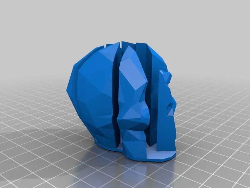 Interlocking Low Poly Skulls by Adamslab - MakerWorld