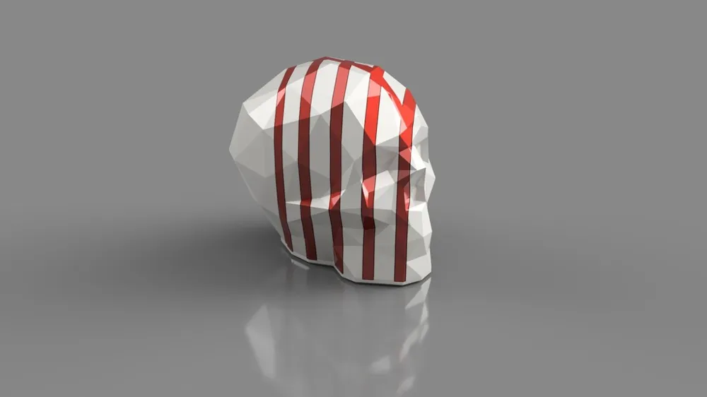 Interlocking Low Poly Skulls by Adamslab - MakerWorld