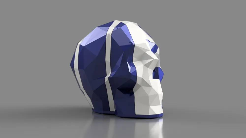 Interlocking Low Poly Skulls by Adamslab - MakerWorld