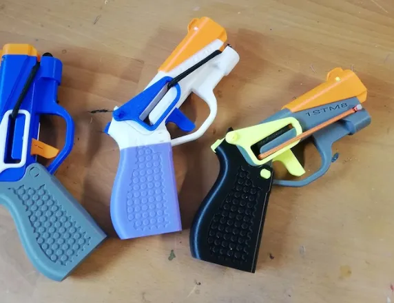 First Mate Compact Dart Blaster Stringer nerf by Red Pirt - MakerWorld