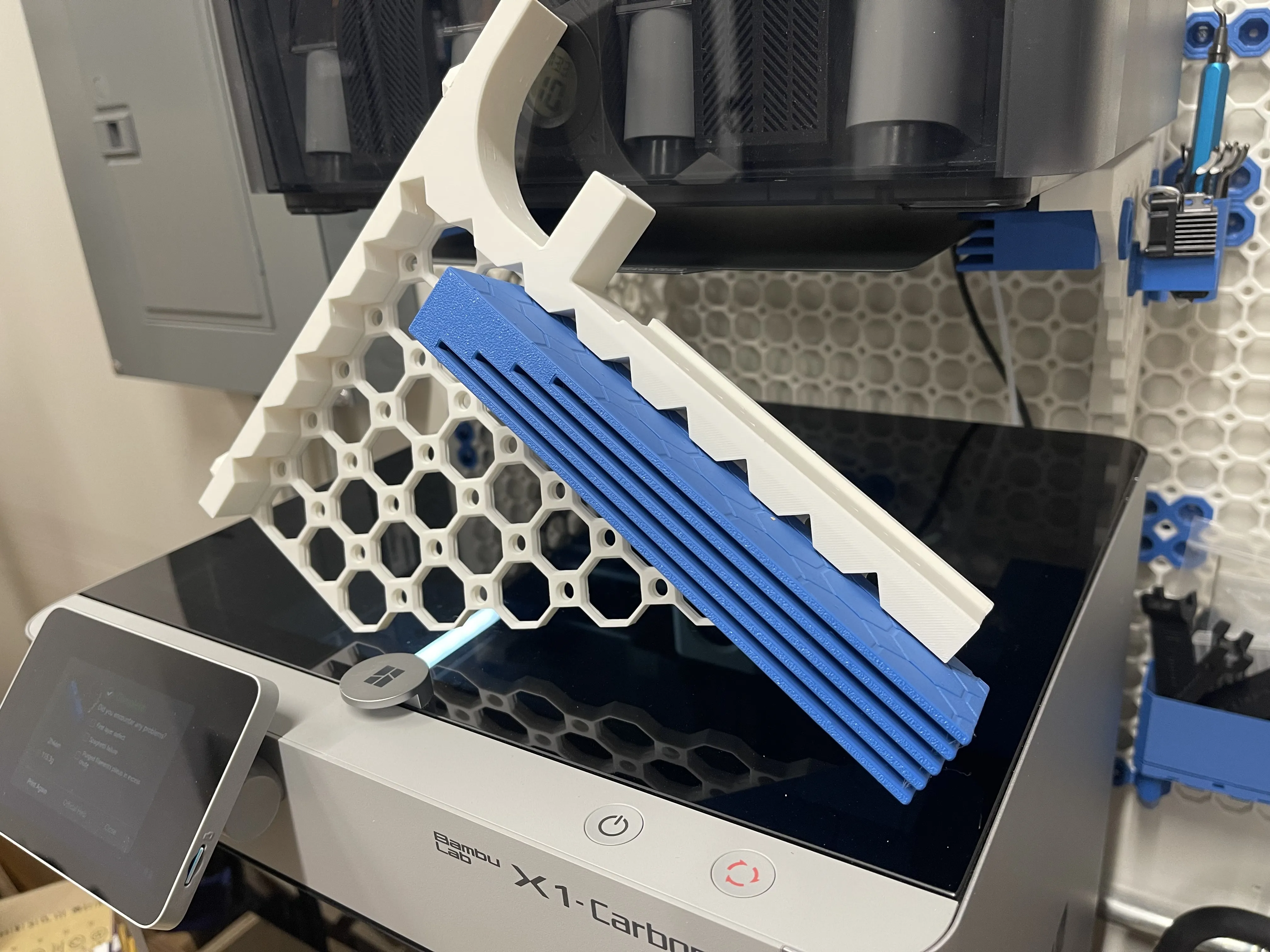 Multiboard AMS Shelf and Build Plate Holder by FroznBits MakerWorld ...