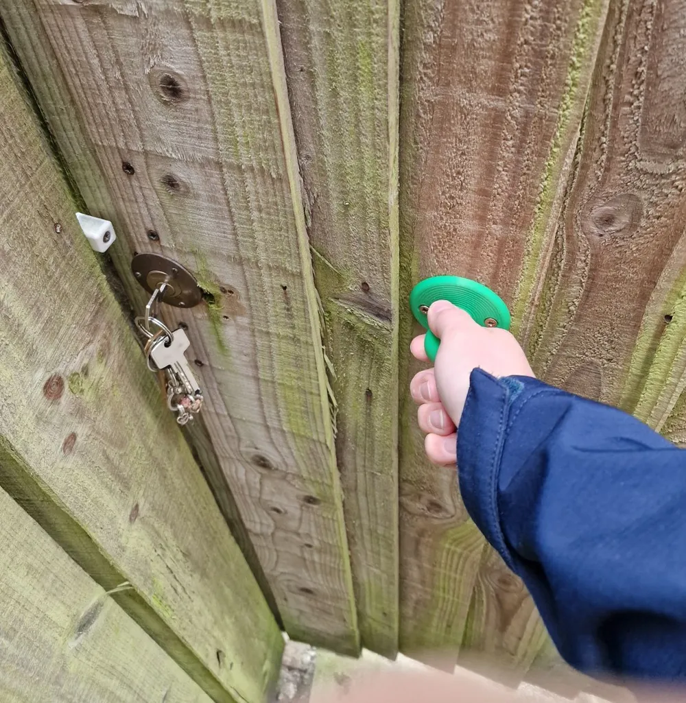 Anti-splinter garden gate knob handle. by MJD - MakerWorld