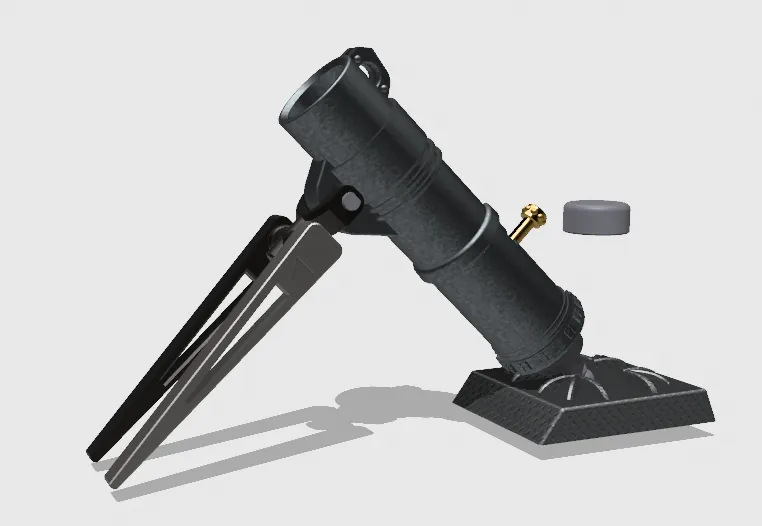 桌面便便迫击炮&poop launcher by 阿哩哩ALL3D - MakerWorld