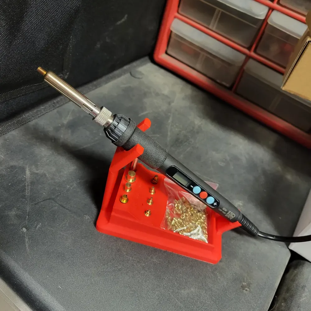 Heat Set Insert Soldering Iron Stand by ChopperOriginals - MakerWorld