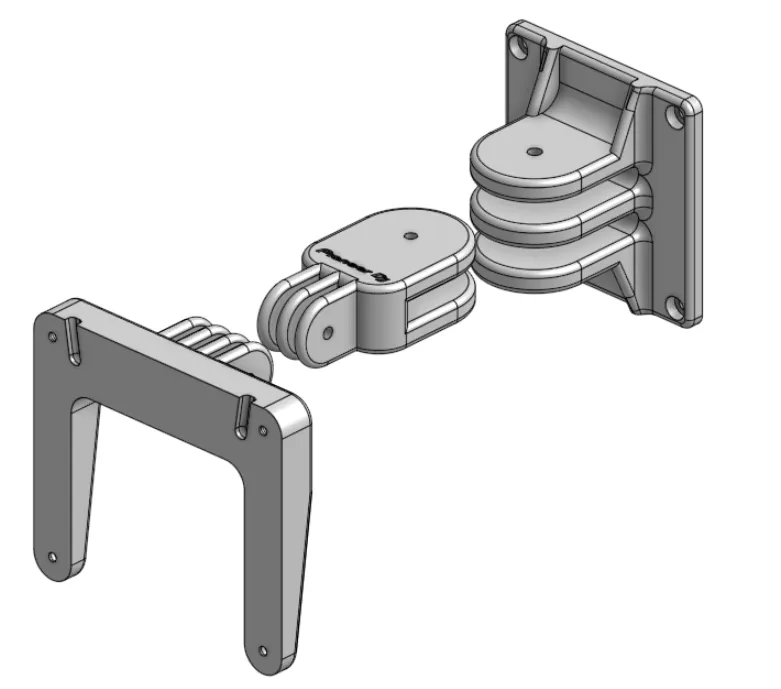 Pioneer DJ DM-40D speaker wall mount by FredRaket - MakerWorld