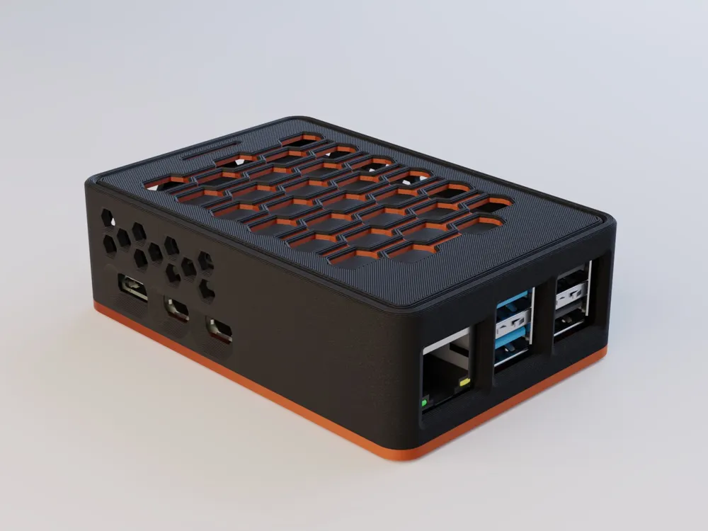 Raspberry Pi 5 case Remixed by Stamos - MakerWorld