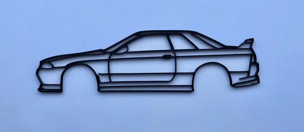 Nissan Skyline R32 Silhouette Wall Art by AdamF - MakerWorld