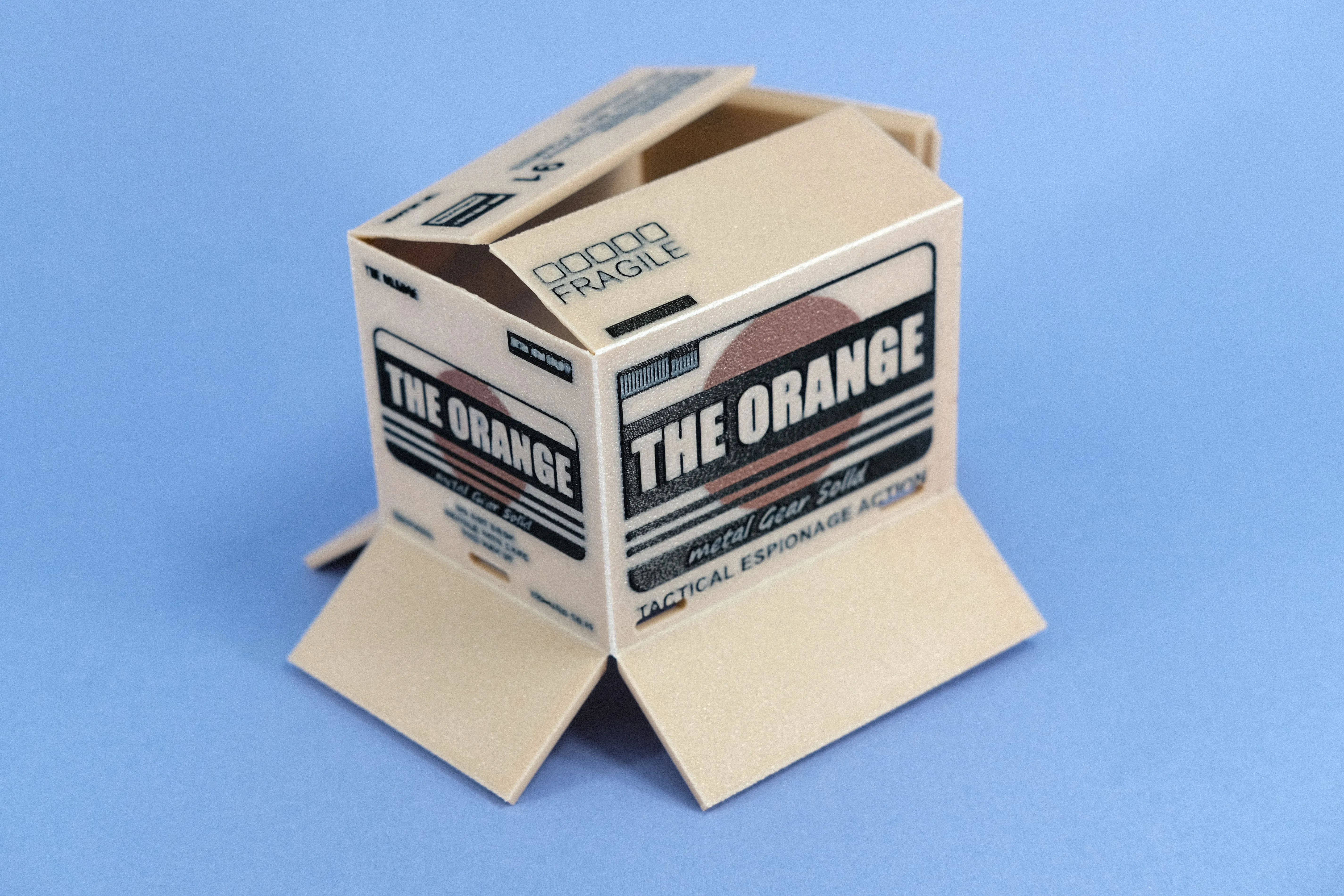 Metal Gear Solid Cardboard Figurine - Free 3D Print Model - MakerWorld