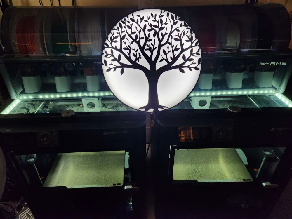 tree light box by dabbits_printz - MakerWorld