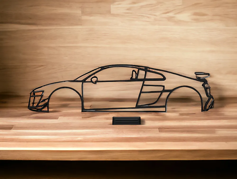Audi R8 Silhouette by Maxiplay53 - MakerWorld