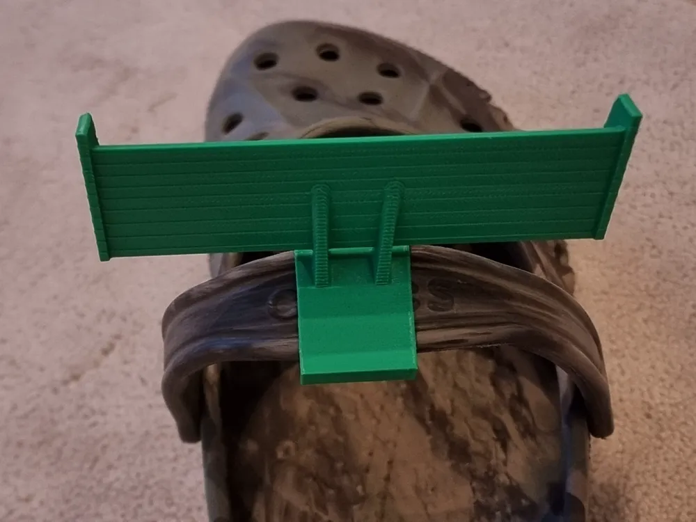 Croc spoiler accessor. by Dennis.Zng - MakerWorld