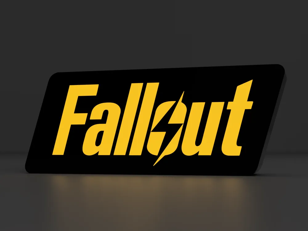 Fallout Logo LED LightBox by Lozagon1234MakerWorld: Download Free 3D Models