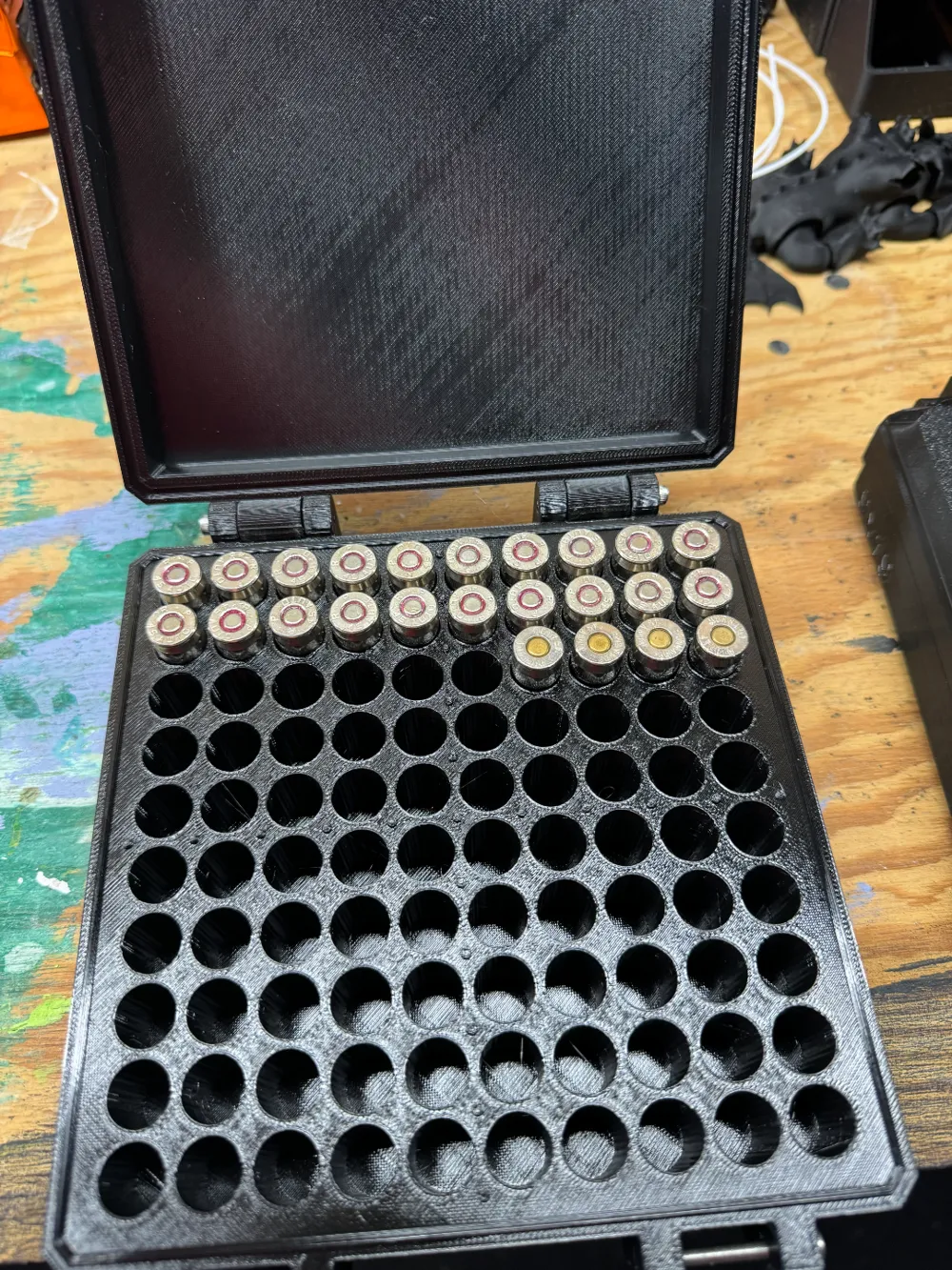 45 ACP Ammo Case - 100 Rounds Remixed by JiffyRob - MakerWorld