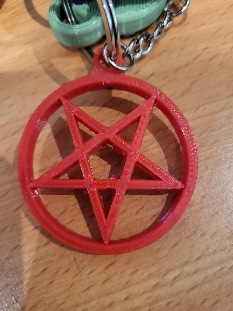 Pentagram Key Ring by Oliver Ernster - MakerWorld