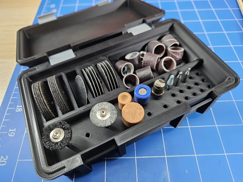 Dremel tool box Remixed by siemey MakerWorld: Download Free 3D Models