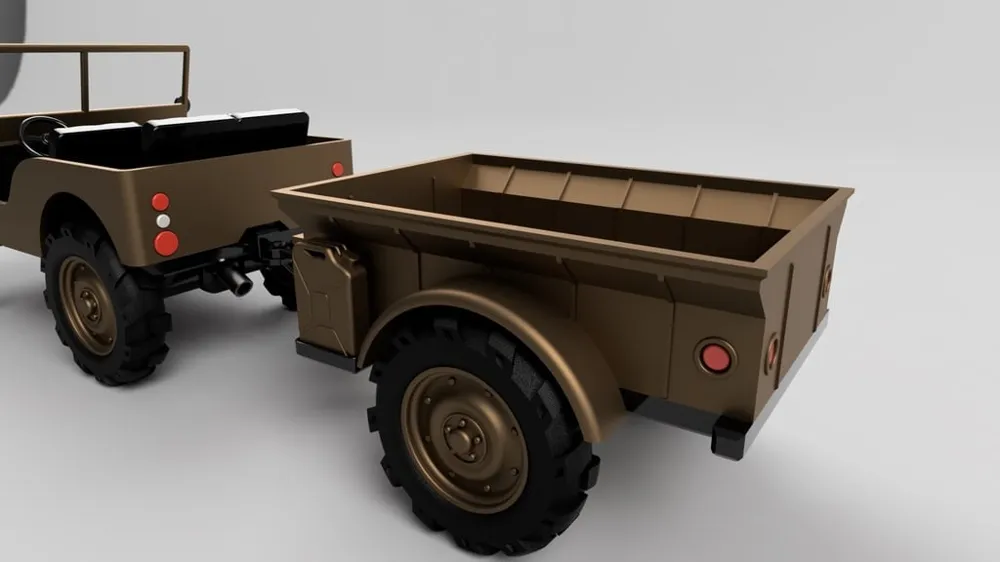 WILLYS JEEP Trailer by soarpix - MakerWorld