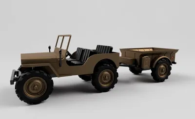 WILLYS JEEP Trailer by soarpix - MakerWorld