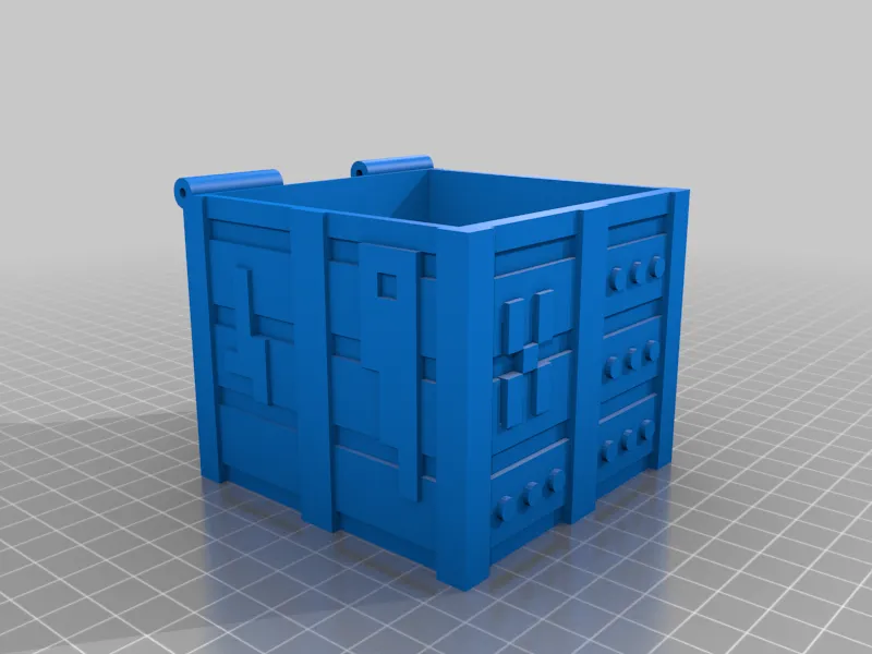 Brick Minecraft Crafting Storage Box (Mini Fig) Remixed by Chewdog316 - MakerWorld