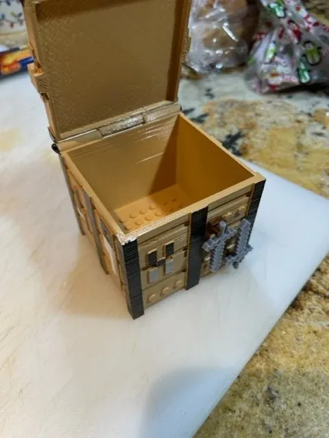 Brick Minecraft Crafting Storage Box (Mini Fig) Remixed by Chewdog316 - MakerWorld