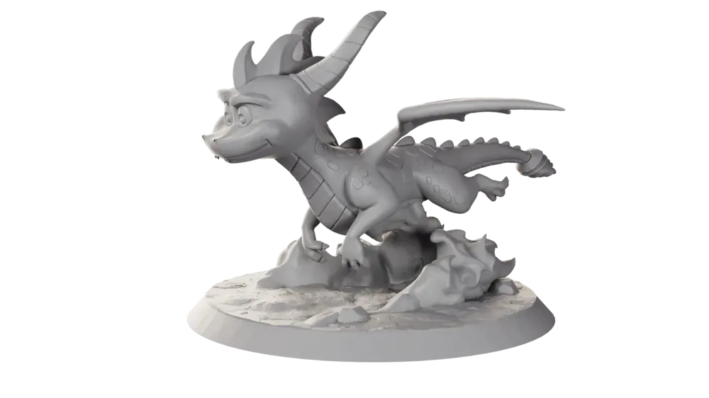 Spyro the dragon flying on clouds by Namiiria - MakerWorld