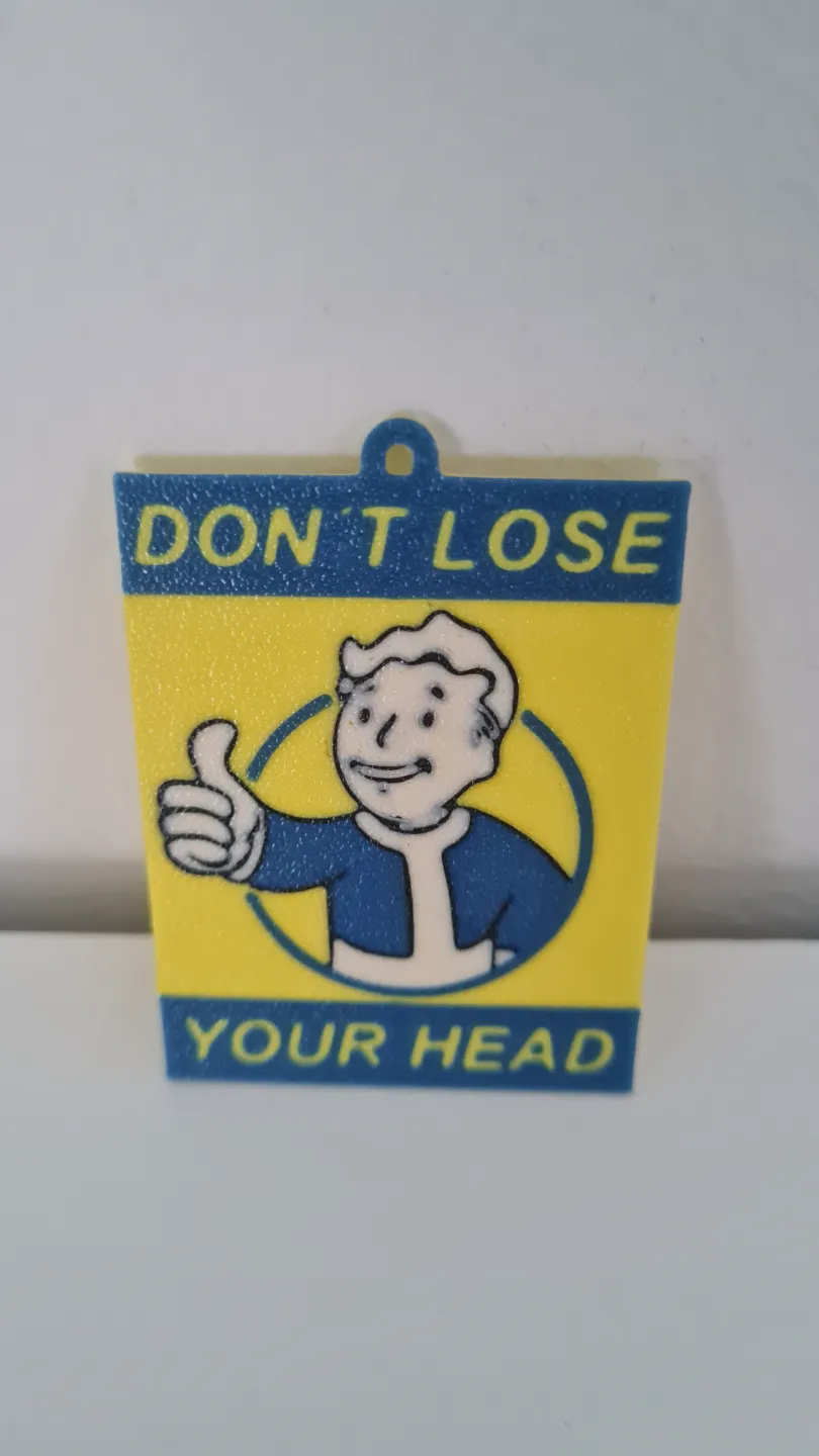 Fallout_Keychain by justfourprint - MakerWorld