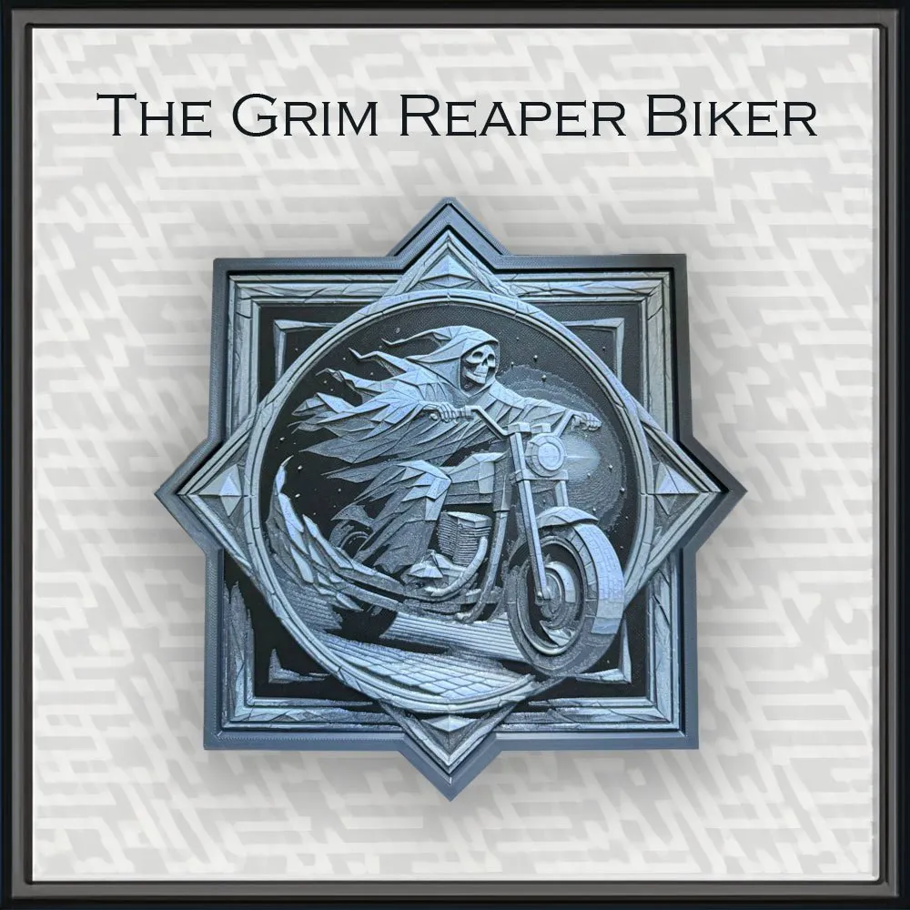 The Grim Reaper Biker by DonMatis - MakerWorld