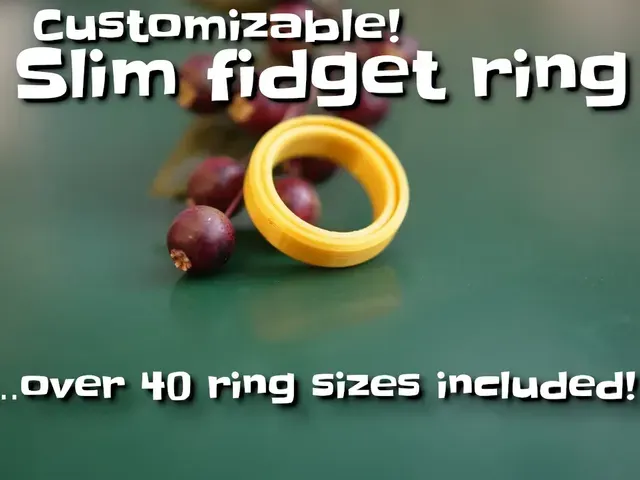 Print-in-place dual fidget ring - Free 3D Print Model - MakerWorld