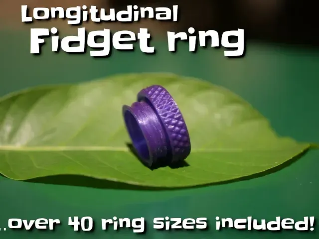 Print-in-place slim fidget ring by Makkuro - MakerWorld