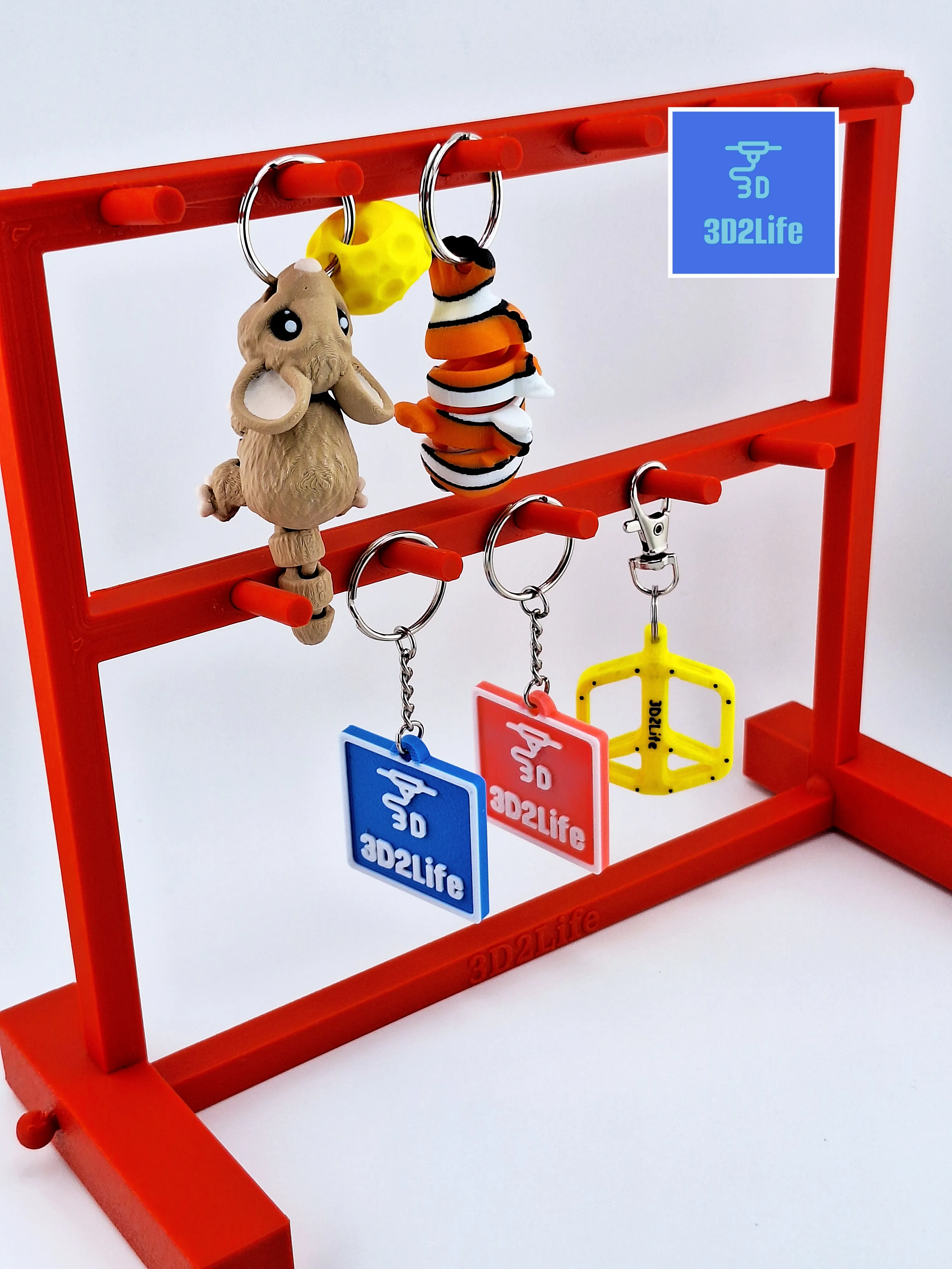 Keychain Board 2.0 by 3D2Life MakerWorld: Download Free 3D Models