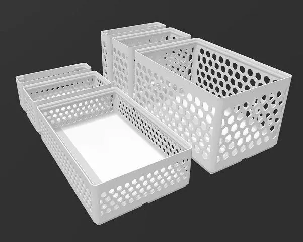 Gridfinity Hex Bins all sizes Remixed by ostat MakerWorld: Download Free 3D Models