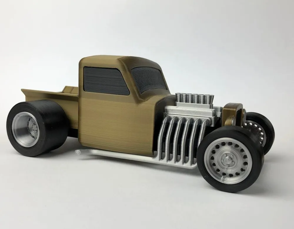 HOT ROD / RAT ROD - Fully 3D printable by soarpix MakerWorld: Download ...