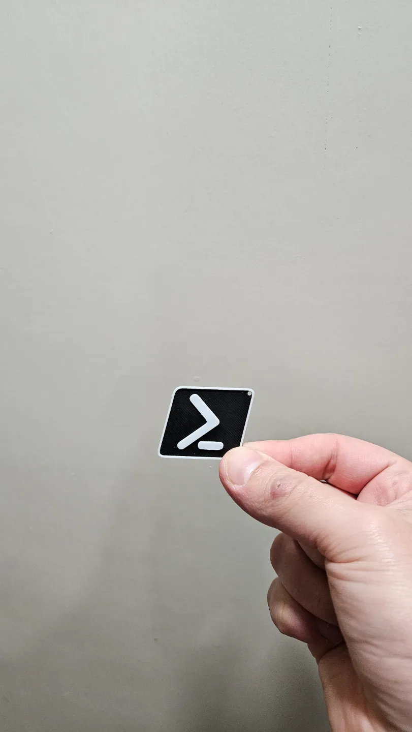 PowerShell (pwsh) Logo by MG_TRG - MakerWorld