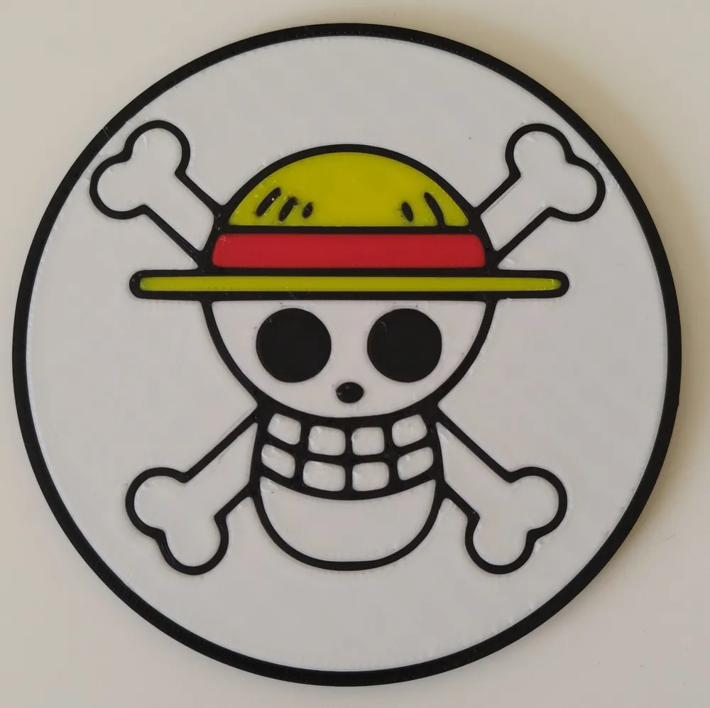 Luffy Jolly Roger Coaster - One Piece by RixyD - MakerWorld