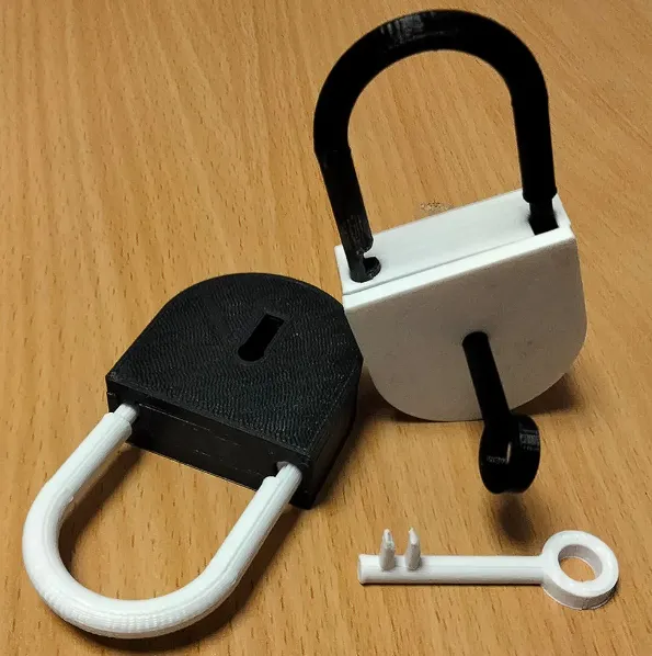 100% 3D Printed Pad Lock (padlock) by HitMxrker85 - MakerWorld