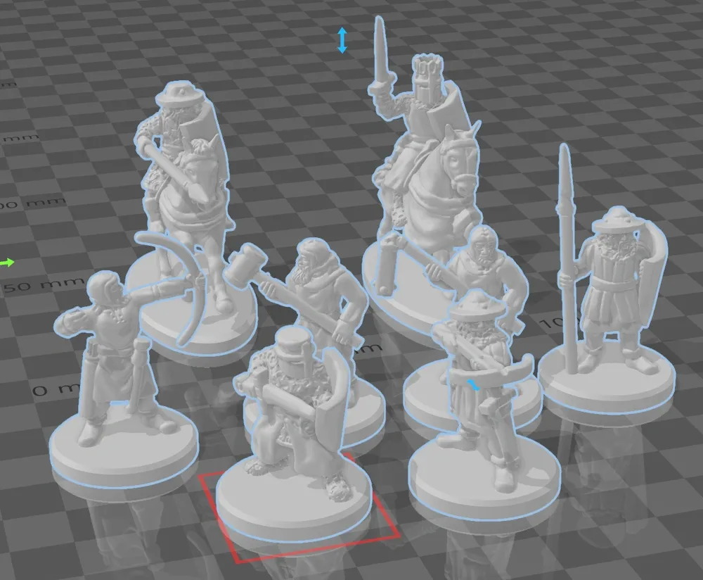 Werewolf Shifter Samurai dnd miniature 28mm by Darkwing MakerWorld ...