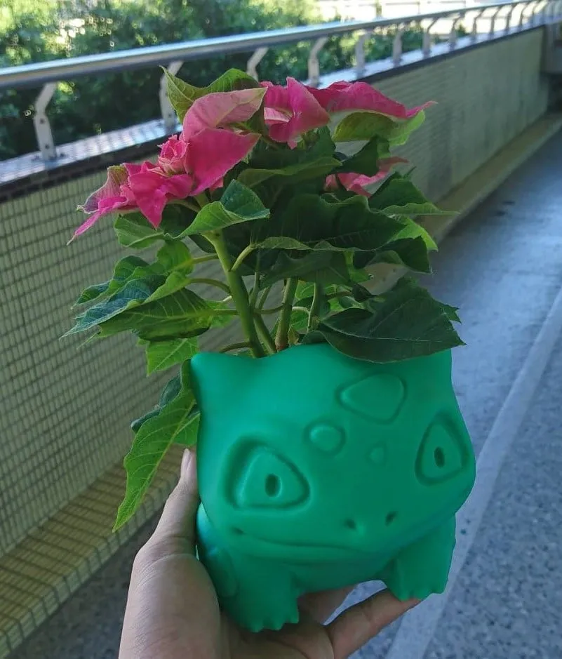 Bulbasaur flower pot by nbalet - MakerWorld